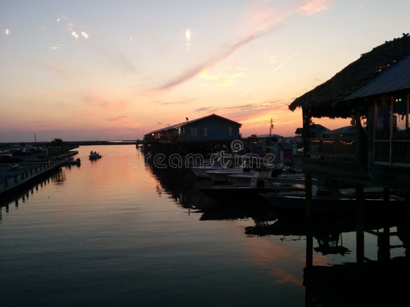 Cocodrie Louisiana stock photo. Image of louisiana, sunset - 42754132