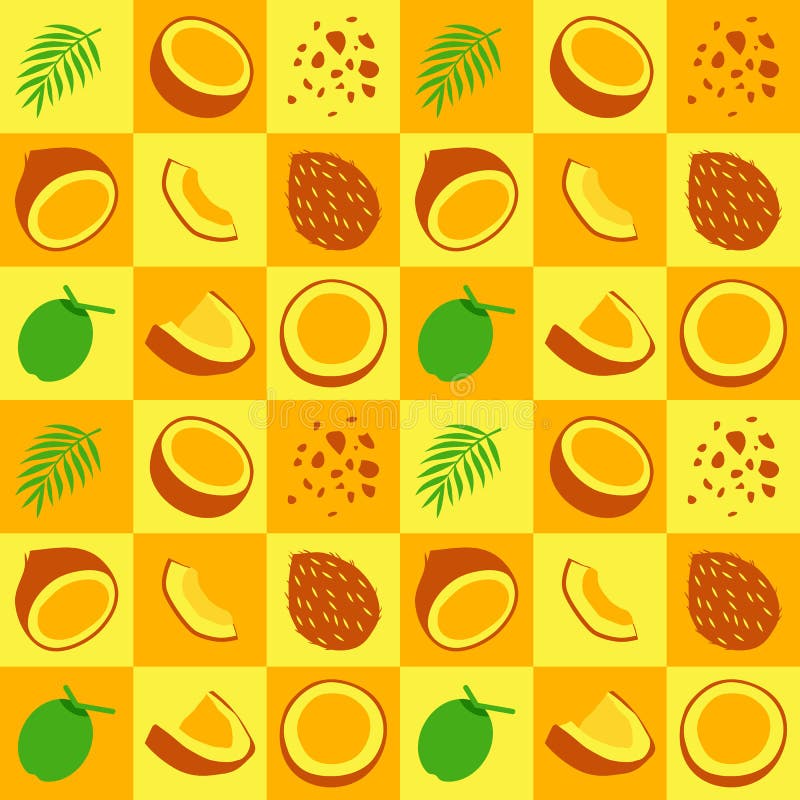 Coconut Oil Pattern Stock Illustrations – 2,910 Coconut Oil Pattern ...