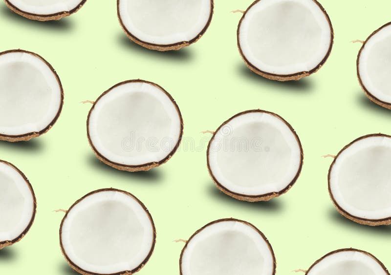 Fresh Coconut Ready To Drink on the Wooden Table Stock Image - Image of ...