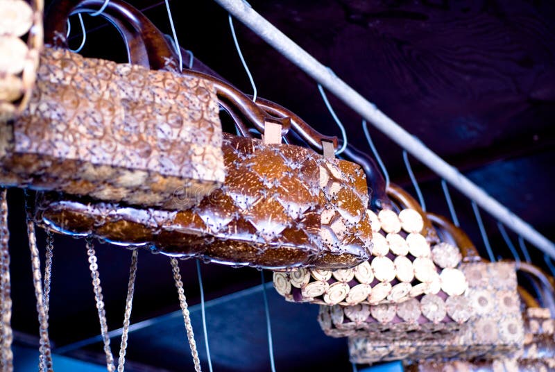 Coconut bag stock photo. Image of paint, thailand, elite - 6617876