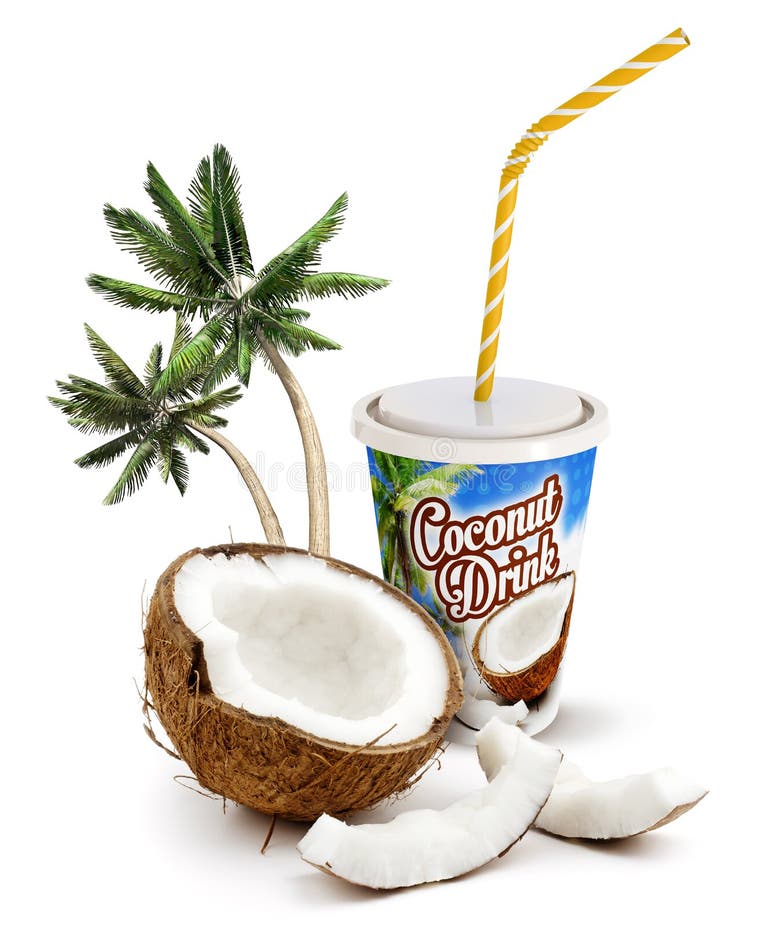 Coconut Milkshake Stock Illustrations – 1,509 Coconut Milkshake Stock ...