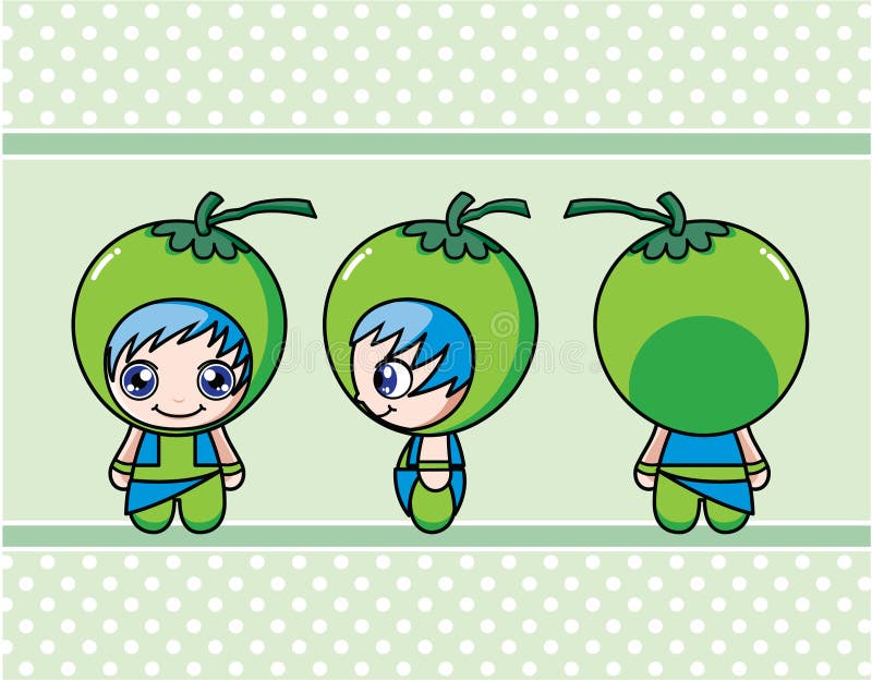 Coconut boy stock vector. Illustration of coconut, graphic - 27616073