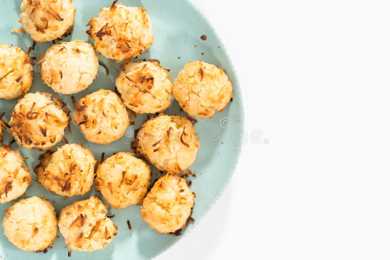 Coconut cookies stock photo. Image of pastries, cooking - 256349720