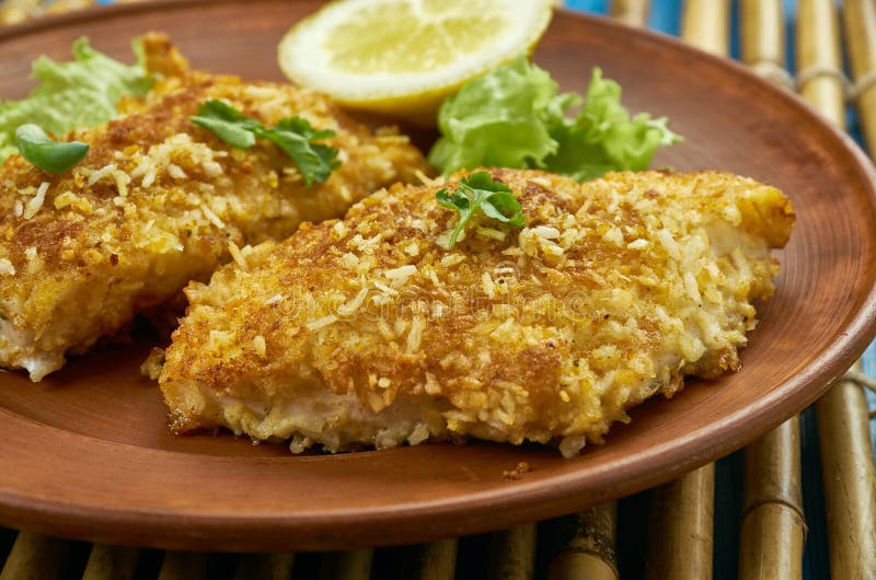 Coconut Crusted Cod stock image. Image of cooked, dish - 116191327