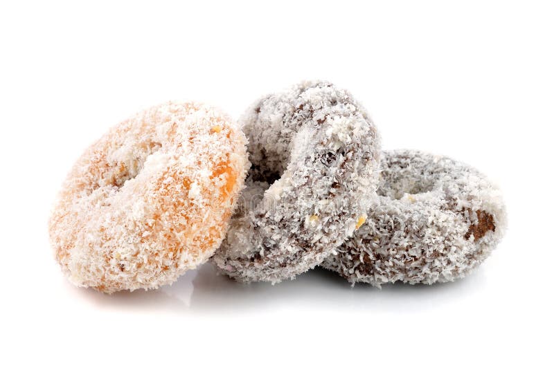 Coconut donut stock photo. Image of yummy, toroidal, deep - 72815582