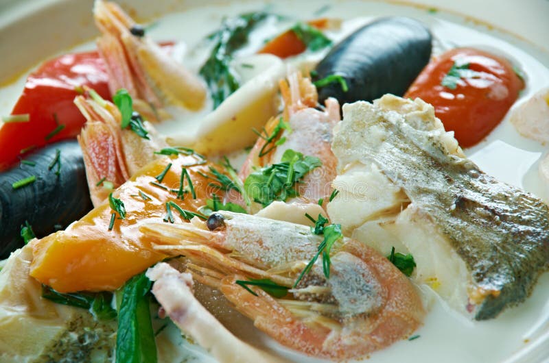 Coconut Fish Chowder stock photo. Image of fish, healthy - 79968364