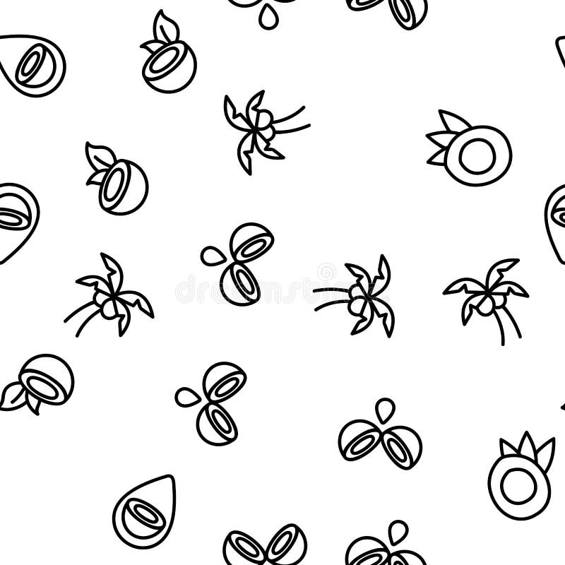 Coconut Oil Pattern Stock Illustrations – 745 Coconut Oil Pattern Stock ...