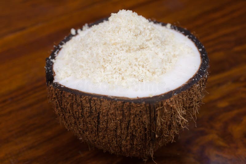 Coconut Half stock image. Image of hollow, white, dessicated - 28121203