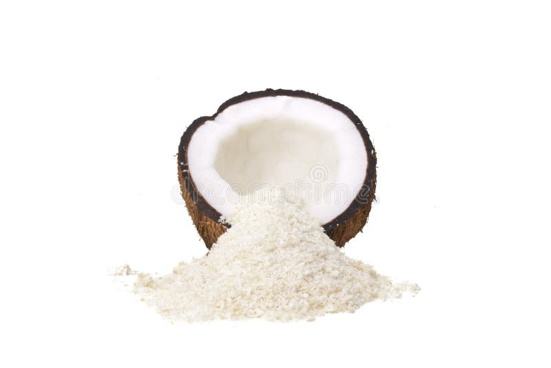 Coconut Halves stock photo. Image of dessicated, health - 28121228