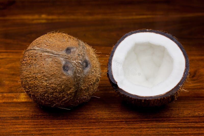 Coconut Half stock image. Image of white, hollow, healthy - 28121263