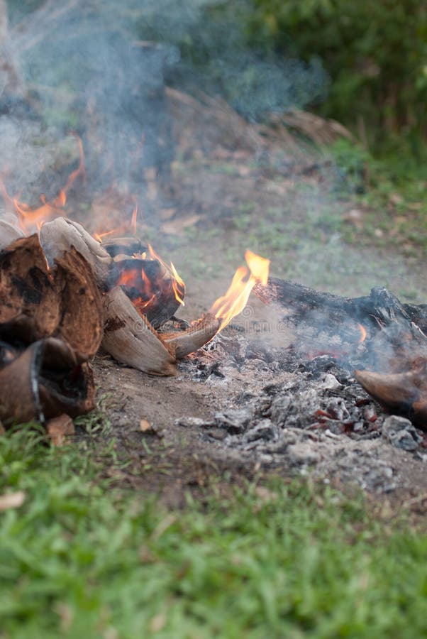 Coconut Husks Fire Stock Photos - Free & Royalty-Free Stock Photos from ...