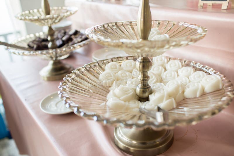 Coconut Jelly on the Table. Stock Image - Image of bowl, bakery: 135528947
