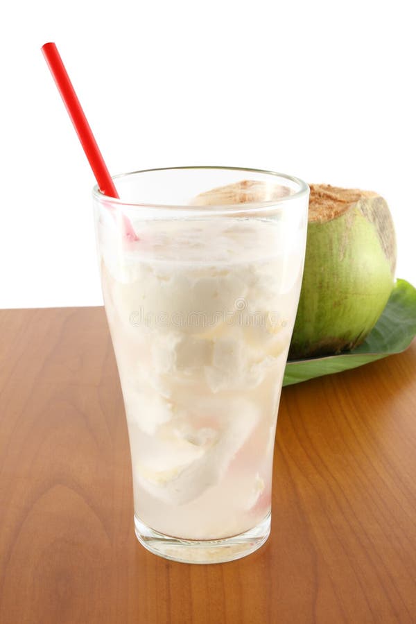 Coconut Boba Bubble Tea stock photo. Image of milky, bubble - 25401510