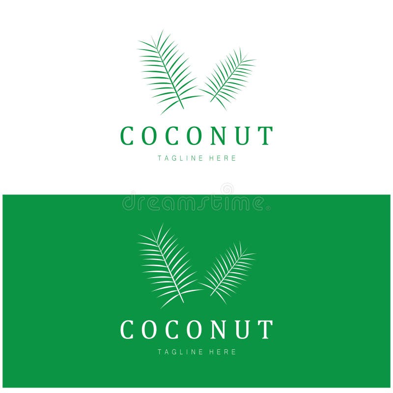 Coconut Logo Design Template Illustration Vector Stock Vector ...