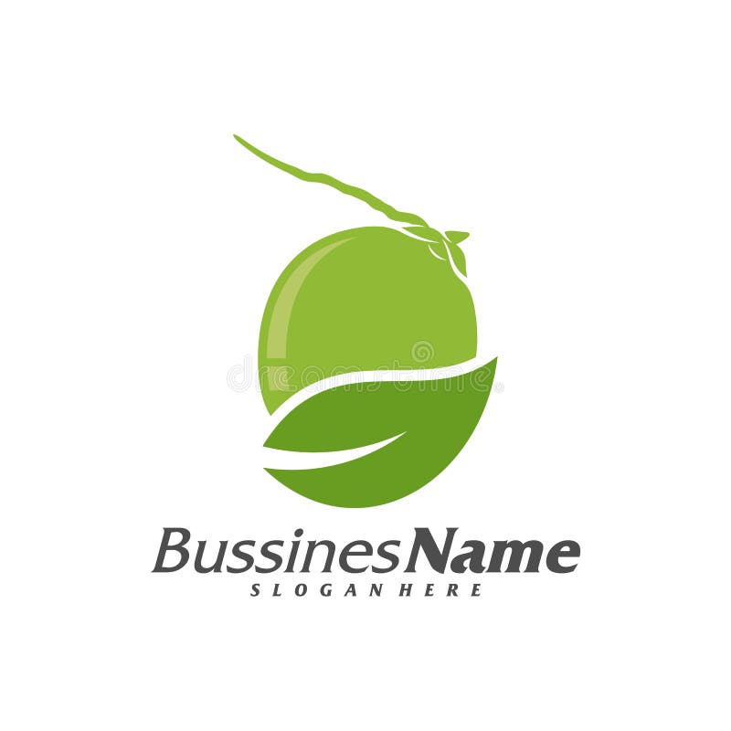 Coconut Logo Vector Template, Creative Coconut Logo Design Concepts ...