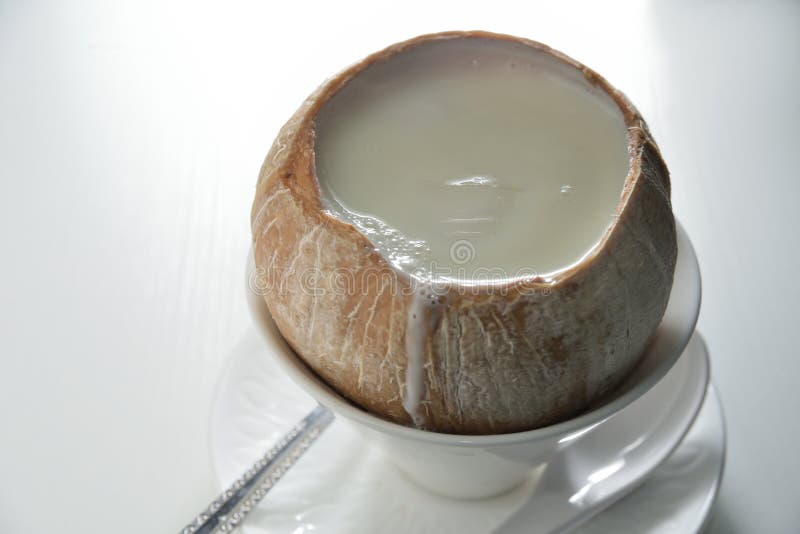 Coconut milk pudding stock image. Image of milk, cold - 85091601