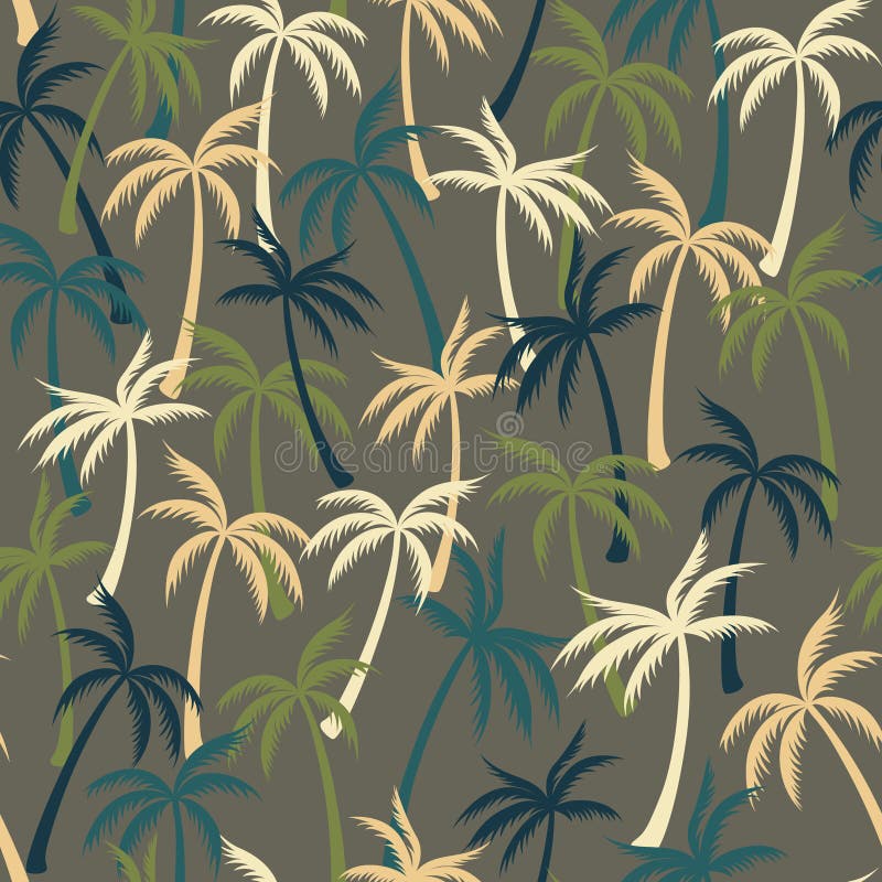 Thailand Coconut Tree Pattern Stock Illustrations – 559 Thailand ...