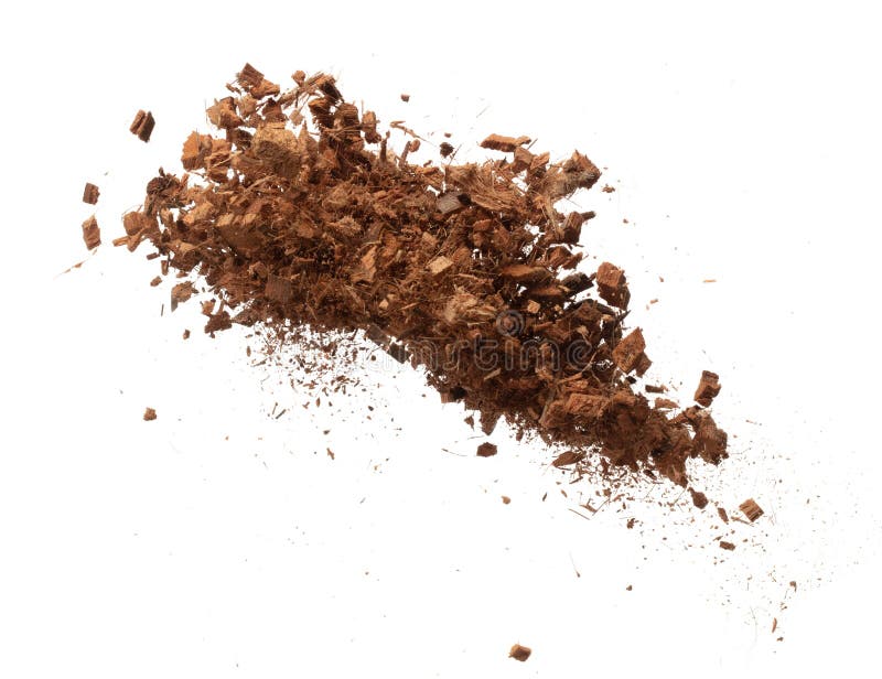 Coconut Peel Husk Flying Explosion, Coconut Chopped Medium M Size ...