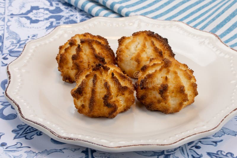 Coconut rock cakes stock photo. Image of fruit, snack - 209898146