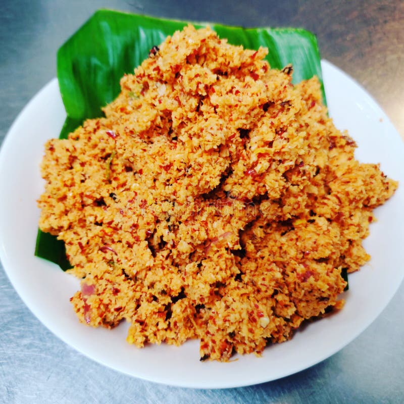 Coconut sambol sri lankan stock photo. Image of plant - 170206024