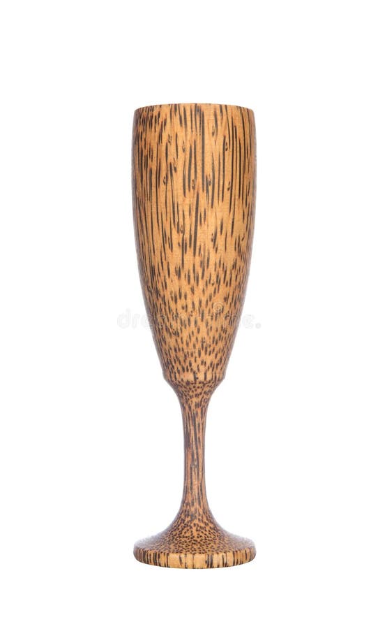 Coconut Shell Wine Glass Isolated White Stock Photos - Free & Royalty ...