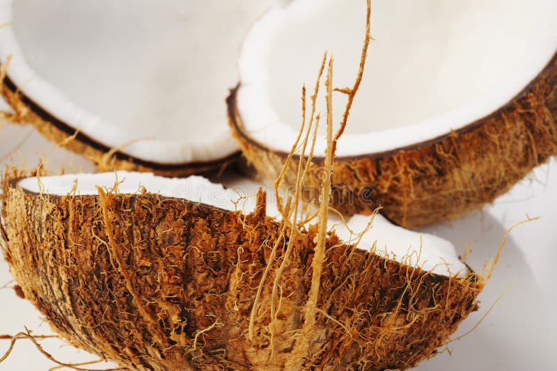 Coconut shell stock photo. Image of brown, close, coconut - 46827200