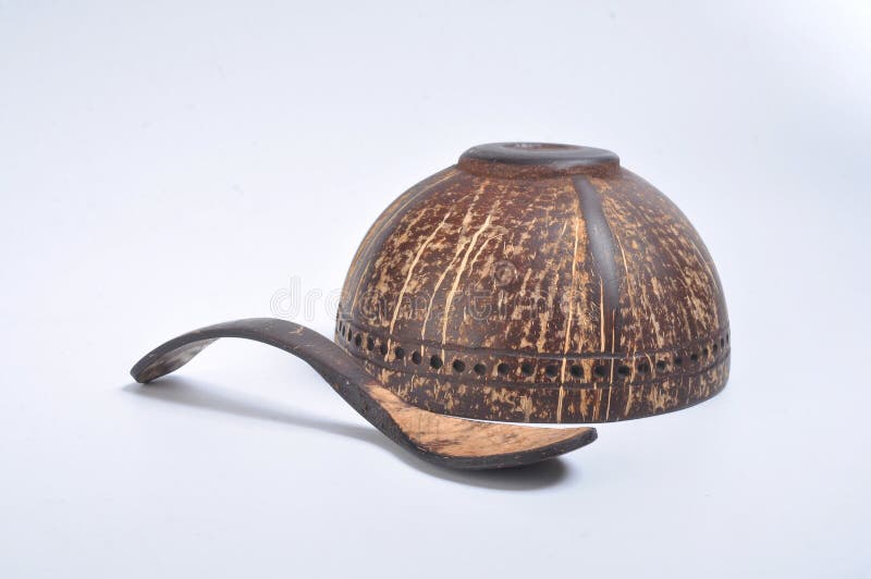 Coconut shell crafts stock image. Image of artwork, natural - 302103619