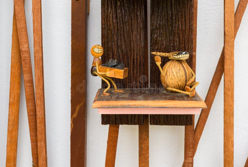 Coconut shell crafts stock photo. Image of product, shell - 68885232