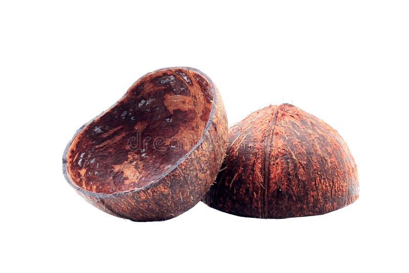 Coconut shell stock image. Image of closeup, juice, hollow - 33973525