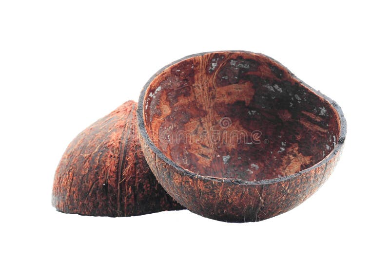 Coconut shell stock photo. Image of health, brown, hard - 33973508