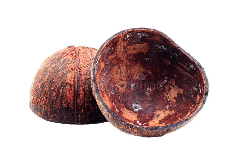 Coconut shell stock image. Image of hard, healthy, fibrous - 33973667