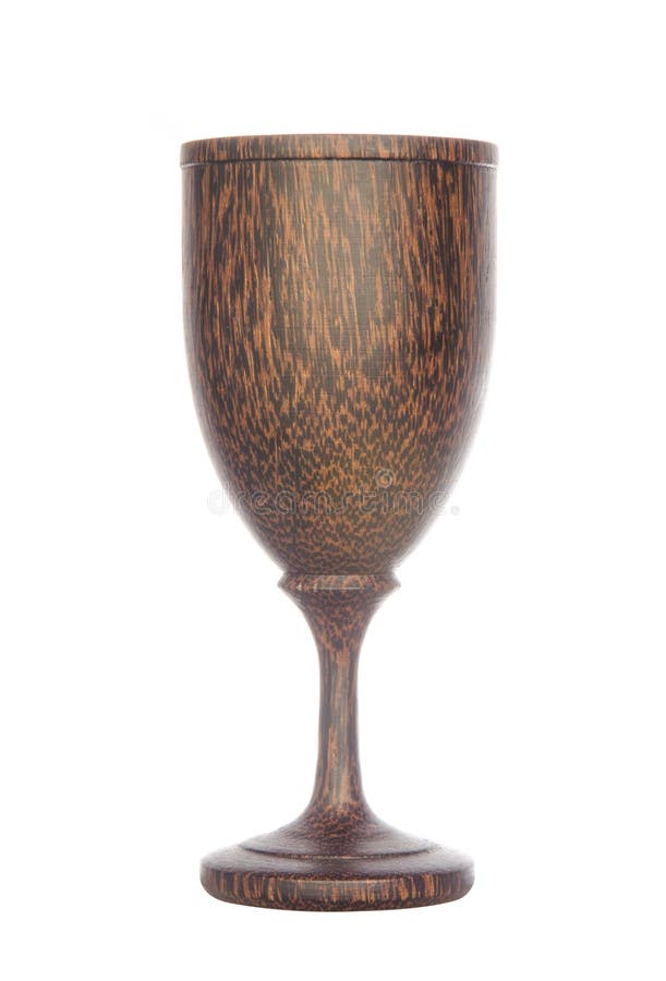 Coconut Shell Wine Glass Isolated White Stock Photos - Free & Royalty ...