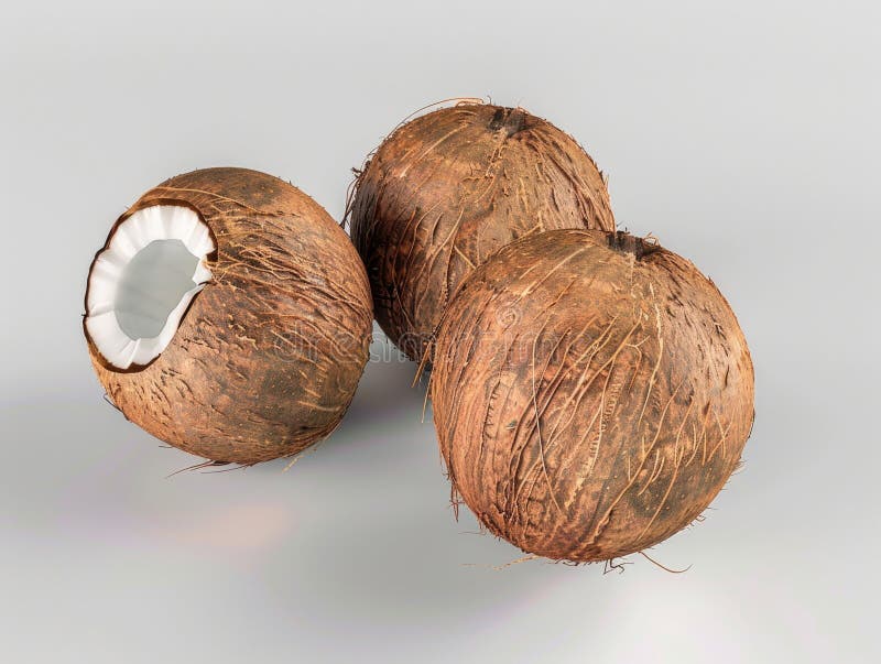 Coconut Shells stock photo. Image of shells, food, coconuts - 366862568