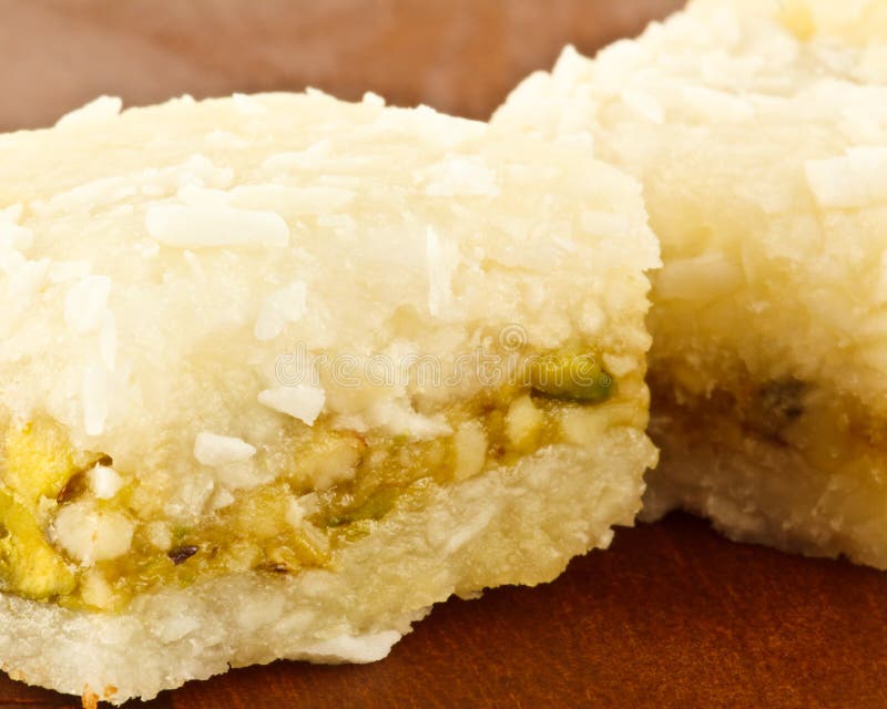 Coconut square sweets stock photo. Image of eastern, arabian - 40734088