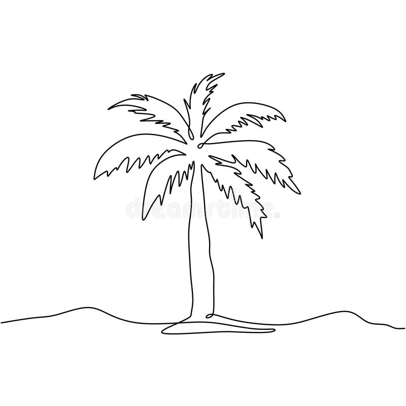 Coconut Tree Drawing Stock Illustrations – 14,298 Coconut Tree Drawing ...