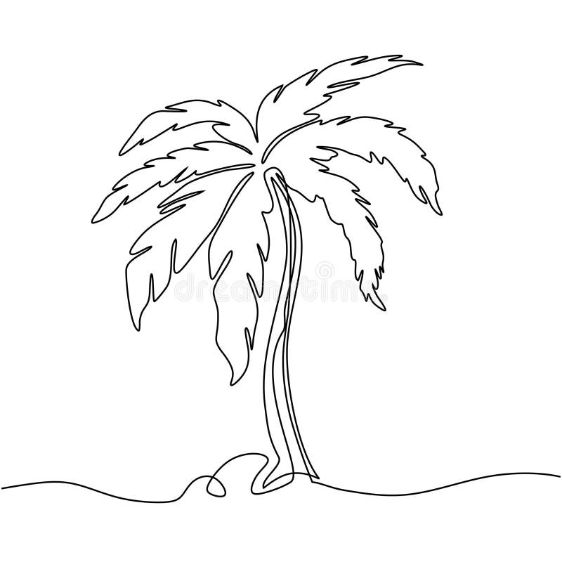 Coconut Tree Drawing Stock Illustrations – 13,157 Coconut Tree Drawing ...