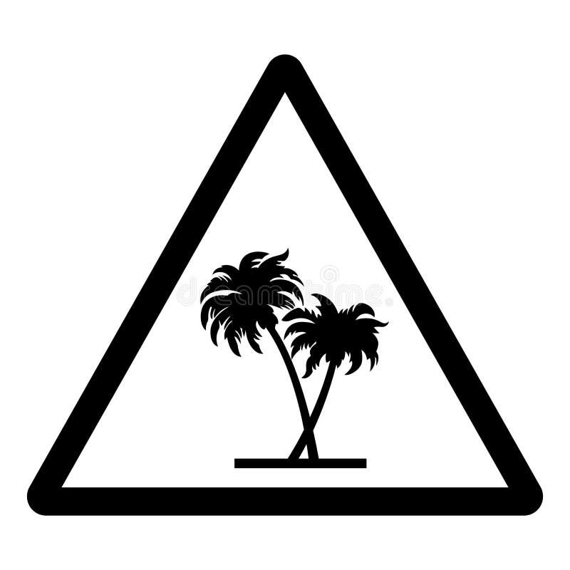 Coconut Tree Symbol Sign,Vector Illustration, Isolate on White ...