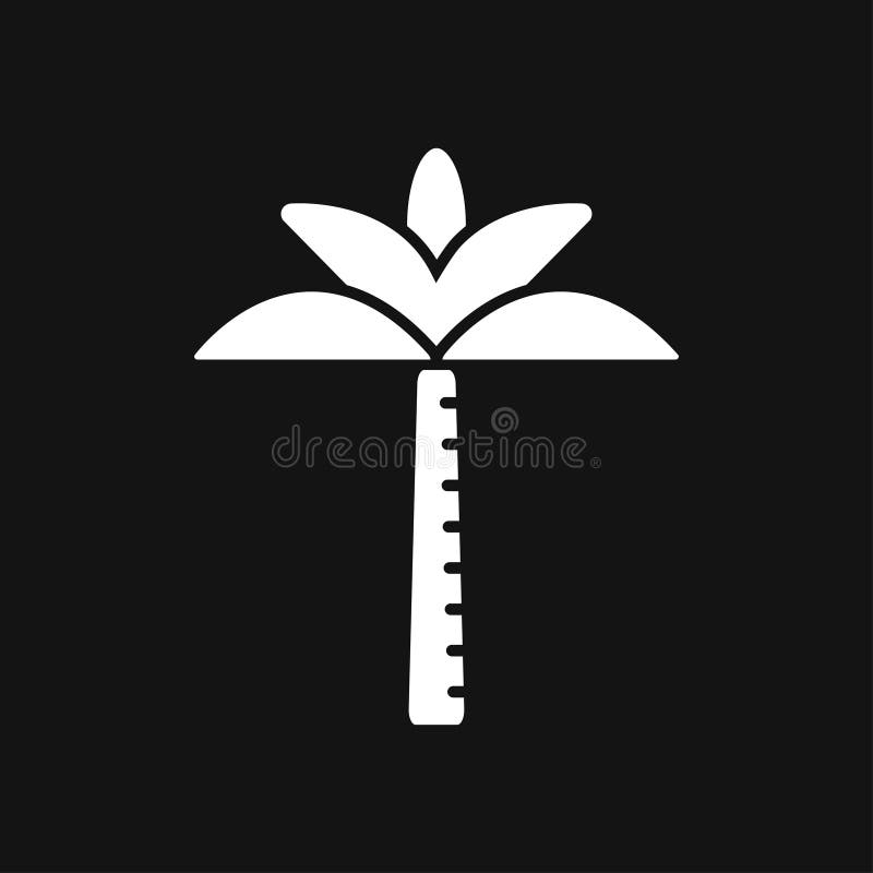 Coconut Trees Icon Vector Sign Symbol for Design Stock Vector ...