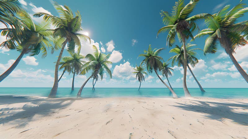 Coconut Trees, Summer Trees. Background High Quality Image Stock Image ...