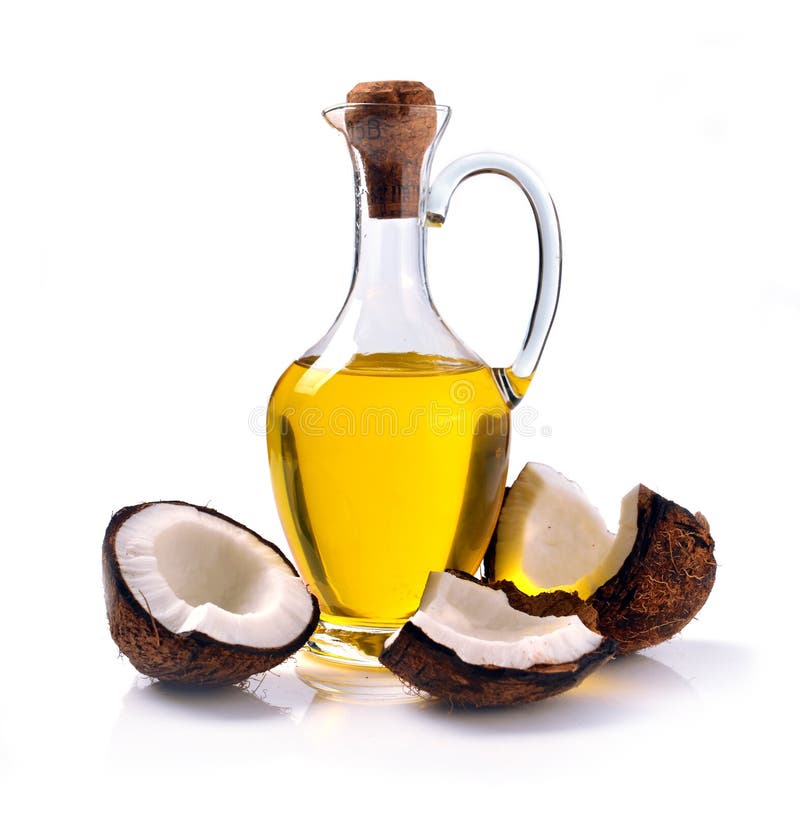 Coconuts and coconut oil stock photo. Image of organic - 91240232