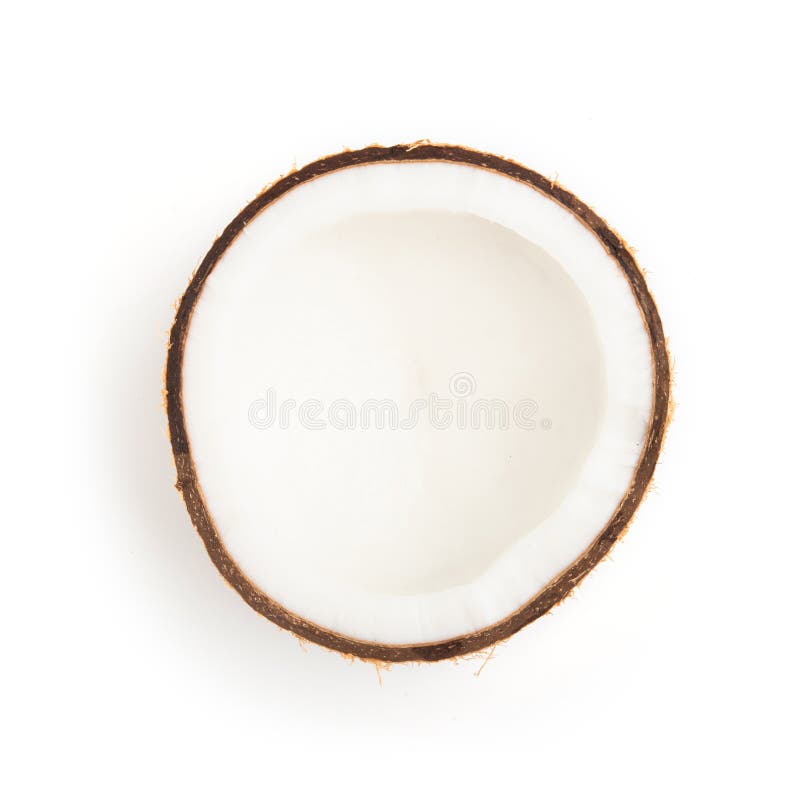 Coconuts Isolated on White Background Stock Image - Image of abstract ...
