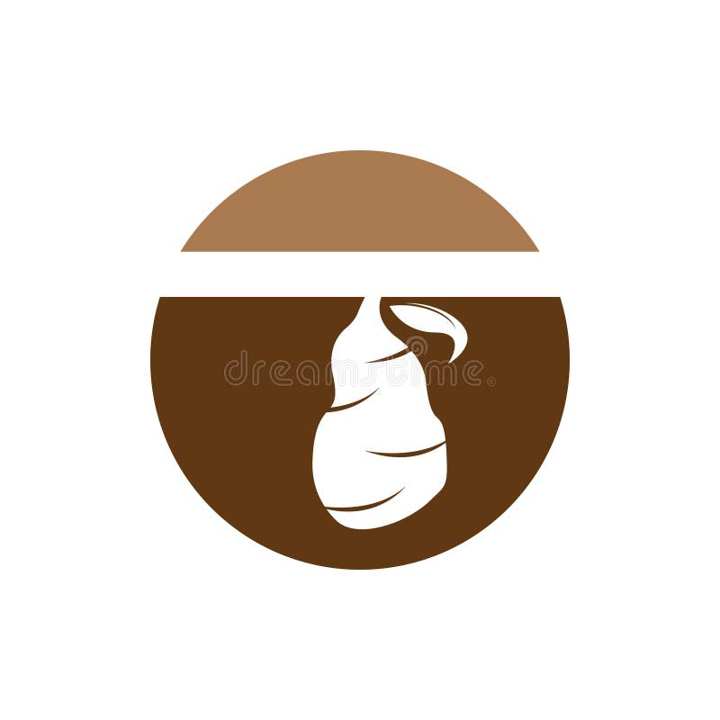 Cocoon Icon and Symbol Template Illustration Stock Illustration ...
