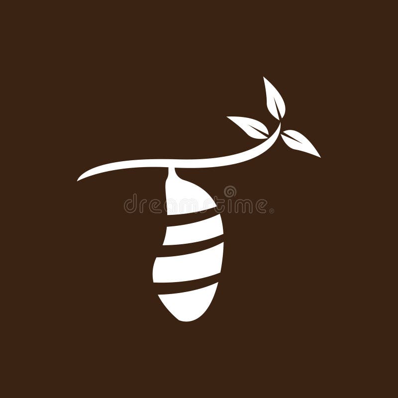 Cocoon Icon and Symbol Template Illustration Stock Illustration ...
