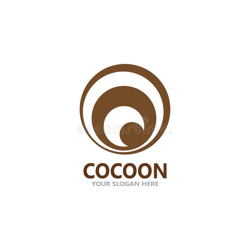 Cocoon Icon and Symbol Vector Template Illustration Stock Vector ...