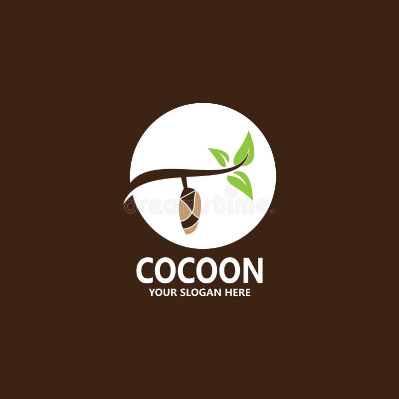 Cocoon Icon and Symbol Vector Template Illustration Stock Vector ...