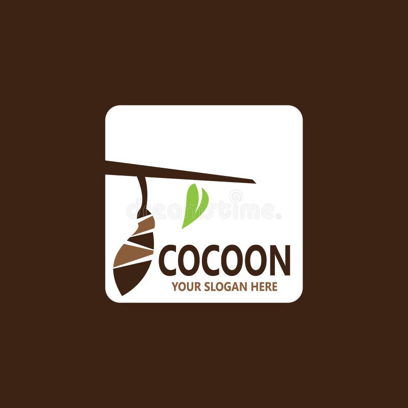 Cocoon Icon and Symbol Vector Template Illustration Stock Vector ...