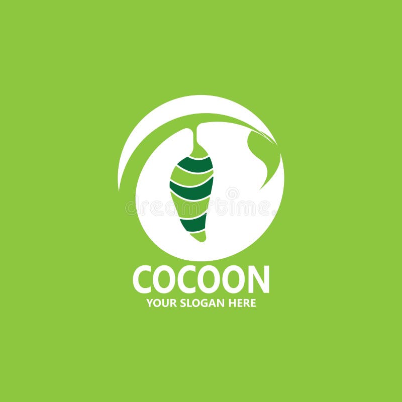 Cocoon Icon and Symbol Vector Template Illustration Stock Vector ...