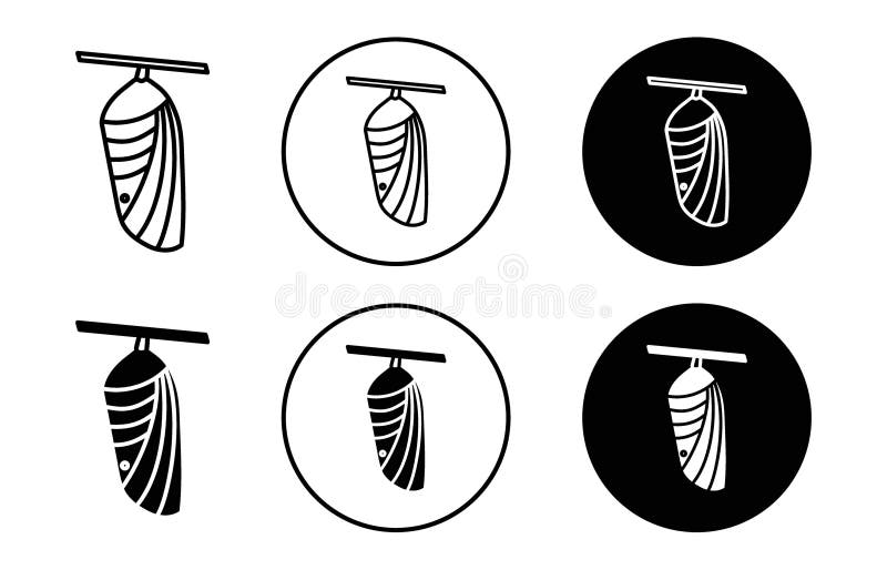 Cocoon icon stock illustration. Illustration of editable - 325374193