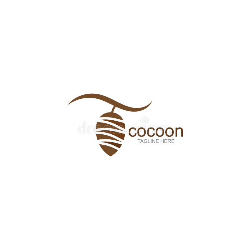 Cocoon Logo Template Vector Icon and Symbol. Stock Vector ...
