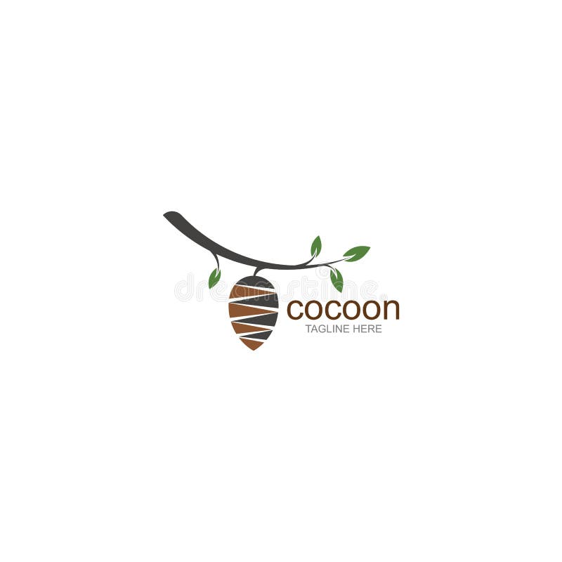 Cocoon Logo Template Vector Icon and Symbol. Stock Vector ...